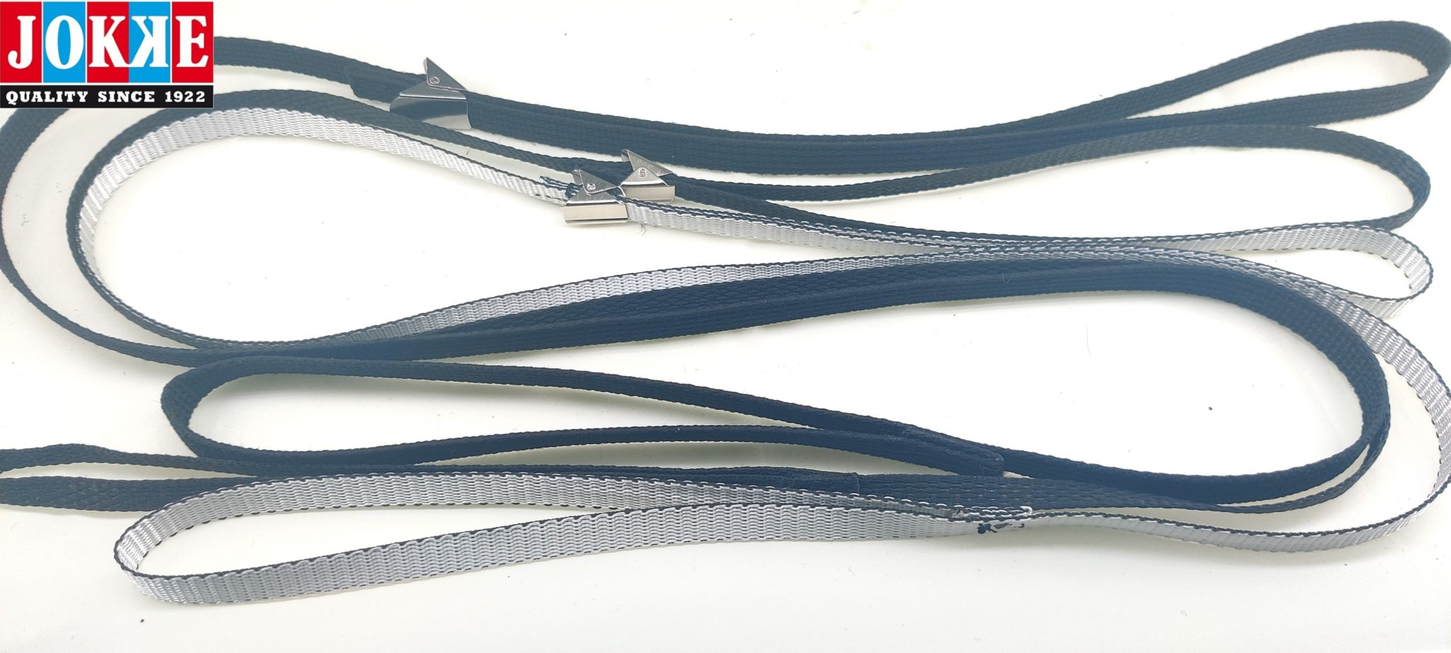 Jokke-slide utställningskoppel med justerbar halsband, tillverkad i Finland. - Jokke